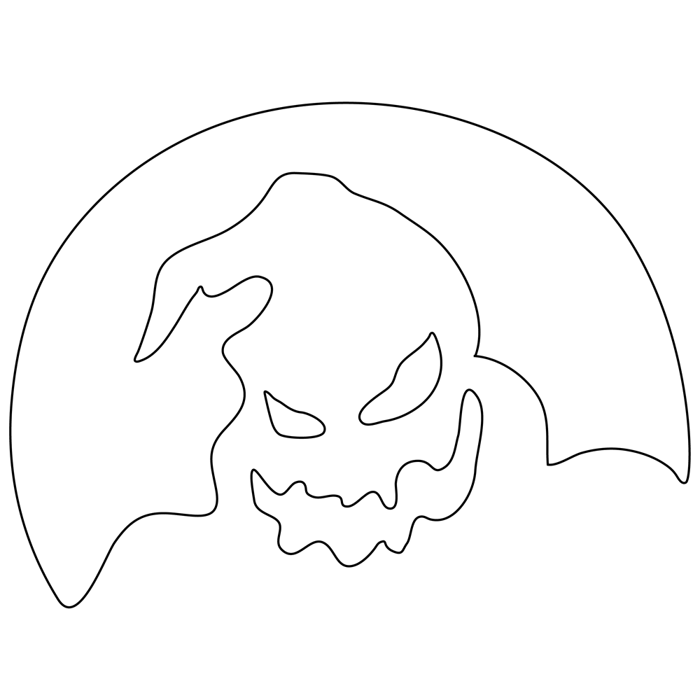 Halloween Pompoen Sjabloonvormen Leuk Voor Kids