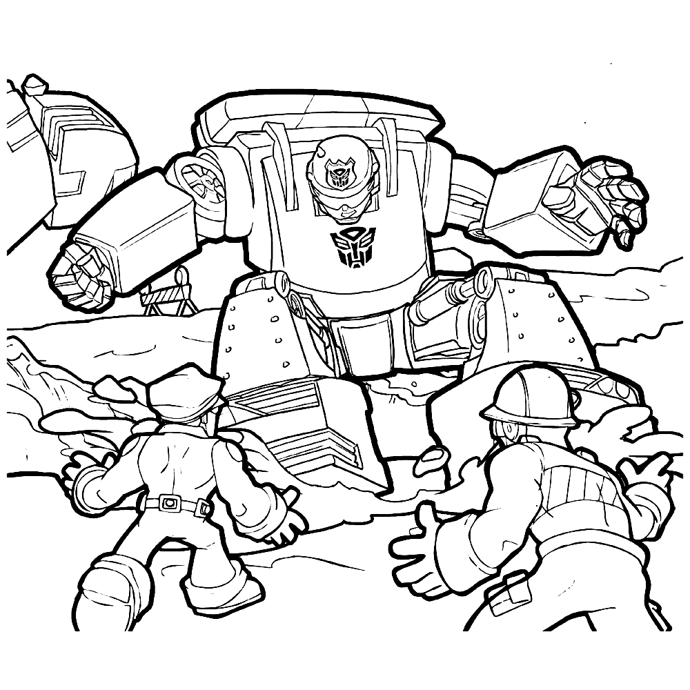 Een Transformers Rescue Bots kleurplaat printen → Leuk voor kids Een Transformers Rescue Bots kleurplaat printen → Leuk voor kids